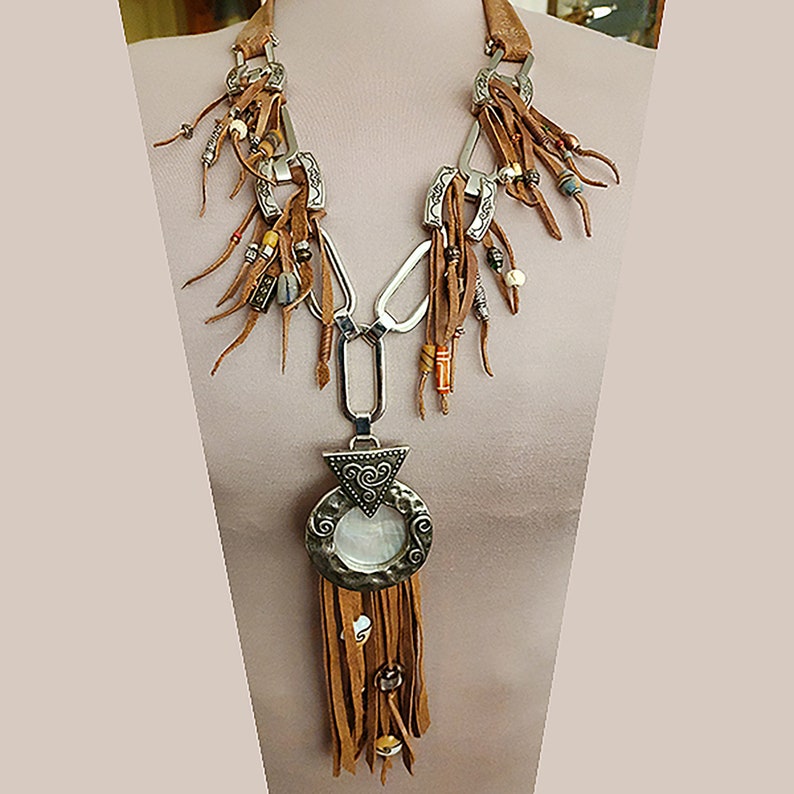 Tribal Style Chain of Office Regalia Aka Livery Collar With Mother of ...