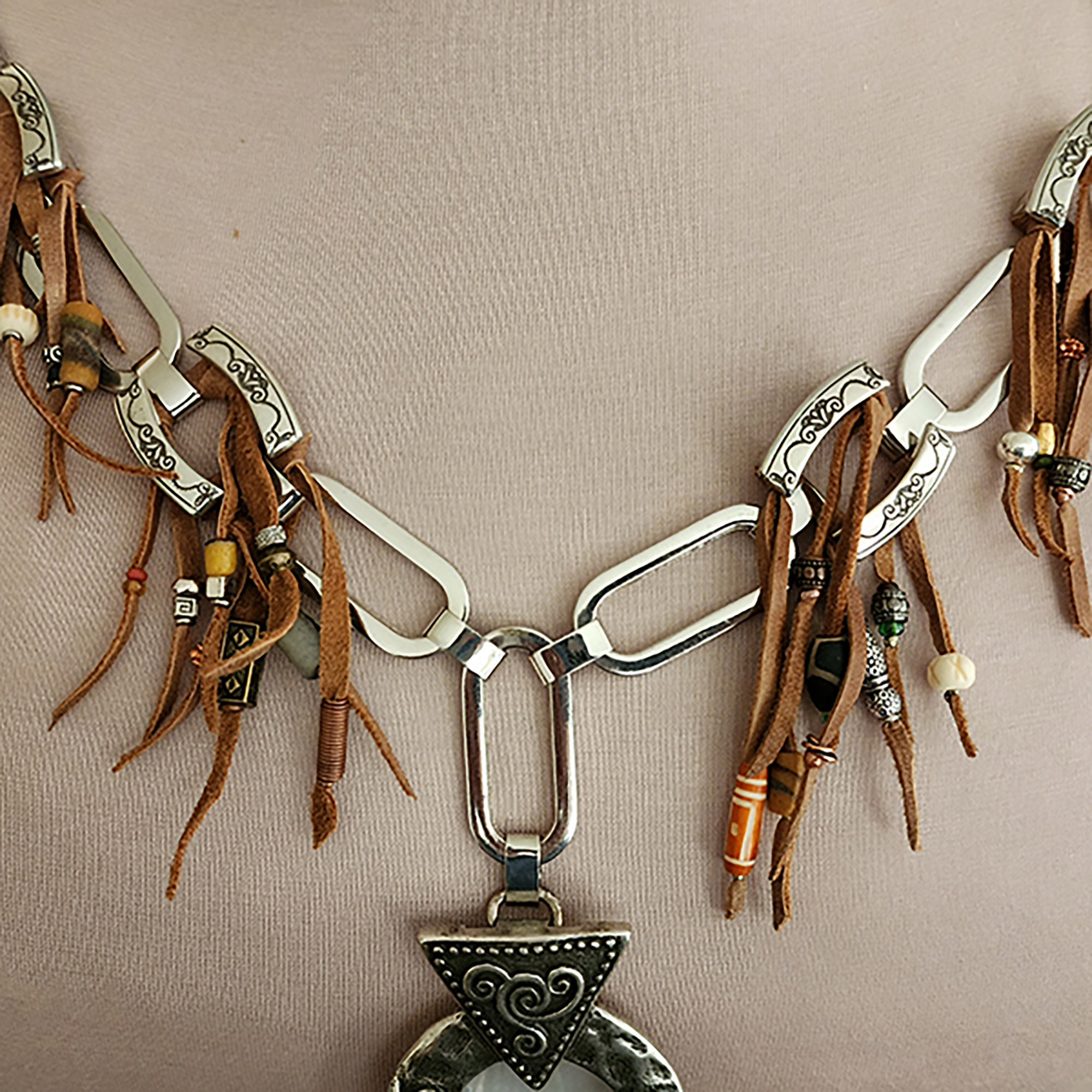 Tribal Style Chain of Office Regalia Aka Livery Collar With Mother of ...