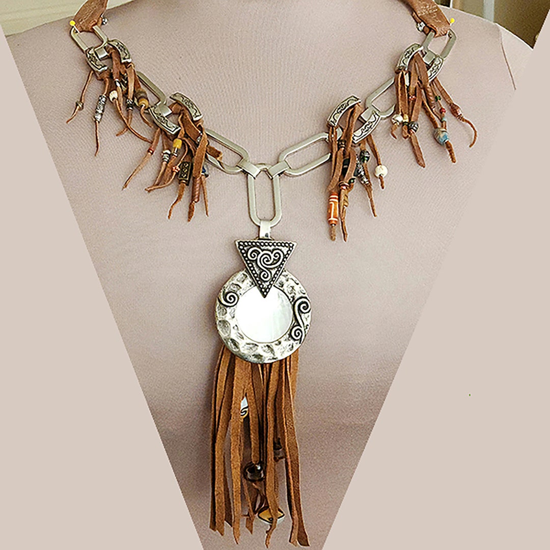 Tribal Style Chain of Office Regalia Aka Livery Collar With Mother of ...