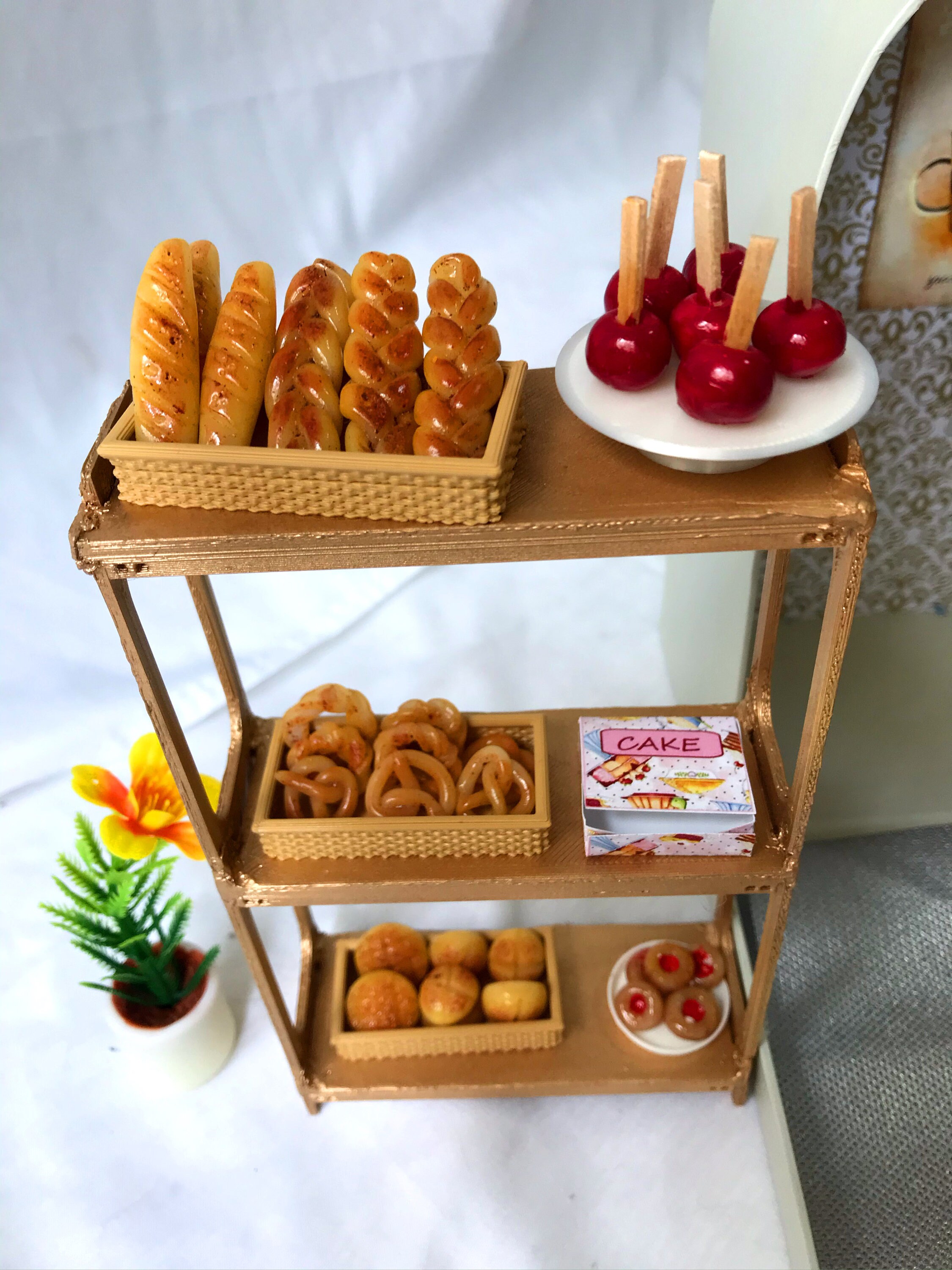 Dolls & Miniatures Art & Collectibles Miniatures Miniature bread set ...