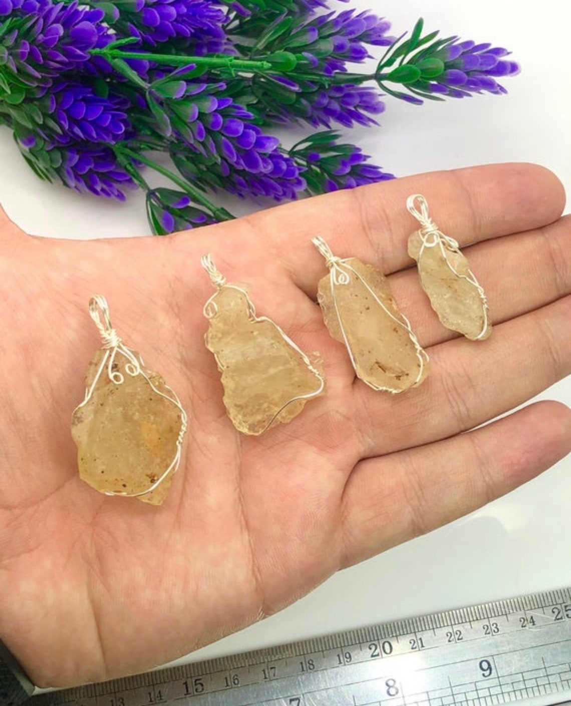 Natural Certified Libyan Desert Glass Tektite Pendant With Handmade ...