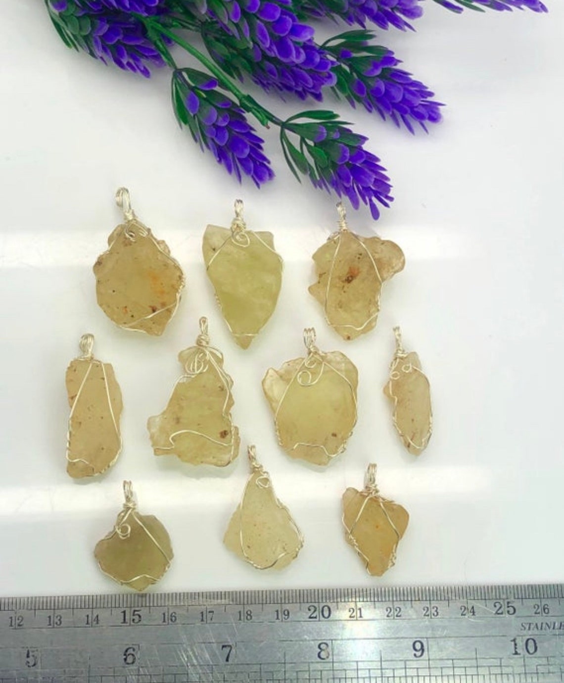 Natural Certified Libyan Desert Glass Tektite Pendant With Handmade ...