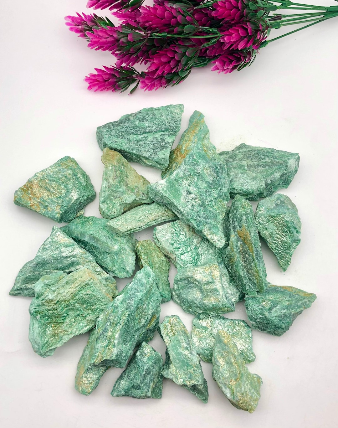 100% Genuine Raw Shiny Green Mica Fuchsite.top High Premium Grade ...