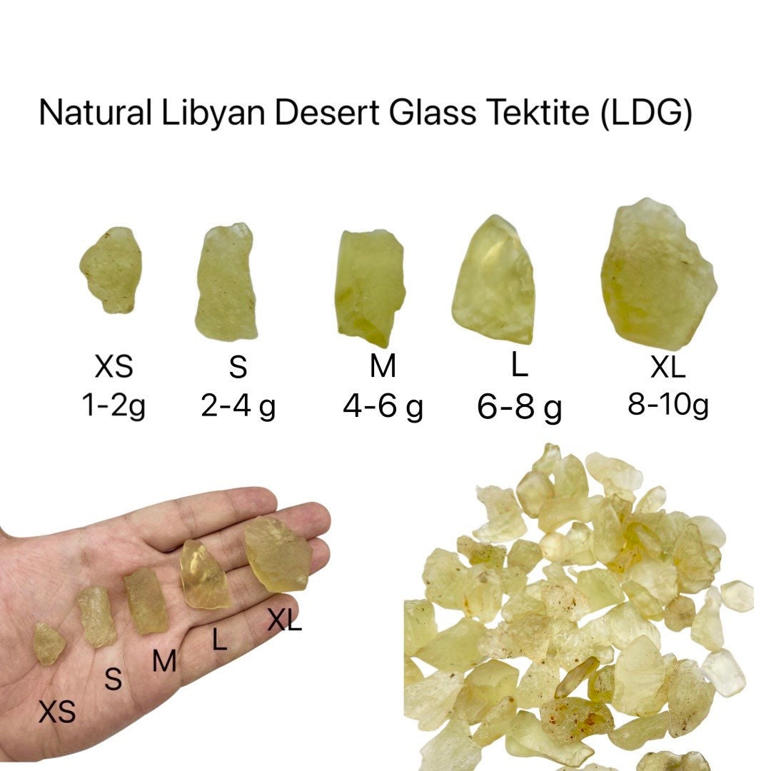 Libyan Desert Glass Crystal Libyan Gold Tektite Stone Libyan - Etsy