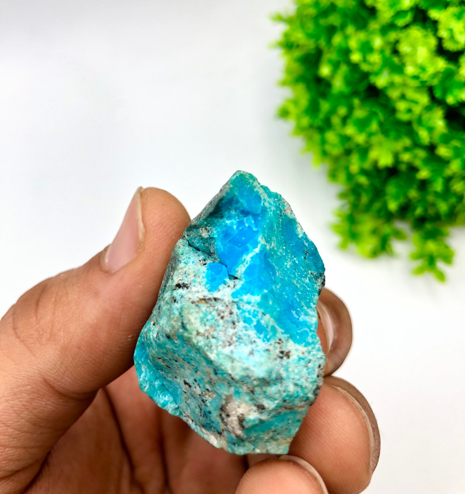 100% Natural Rough Arizona Blue Turquoise Top High Quality / - Etsy UK