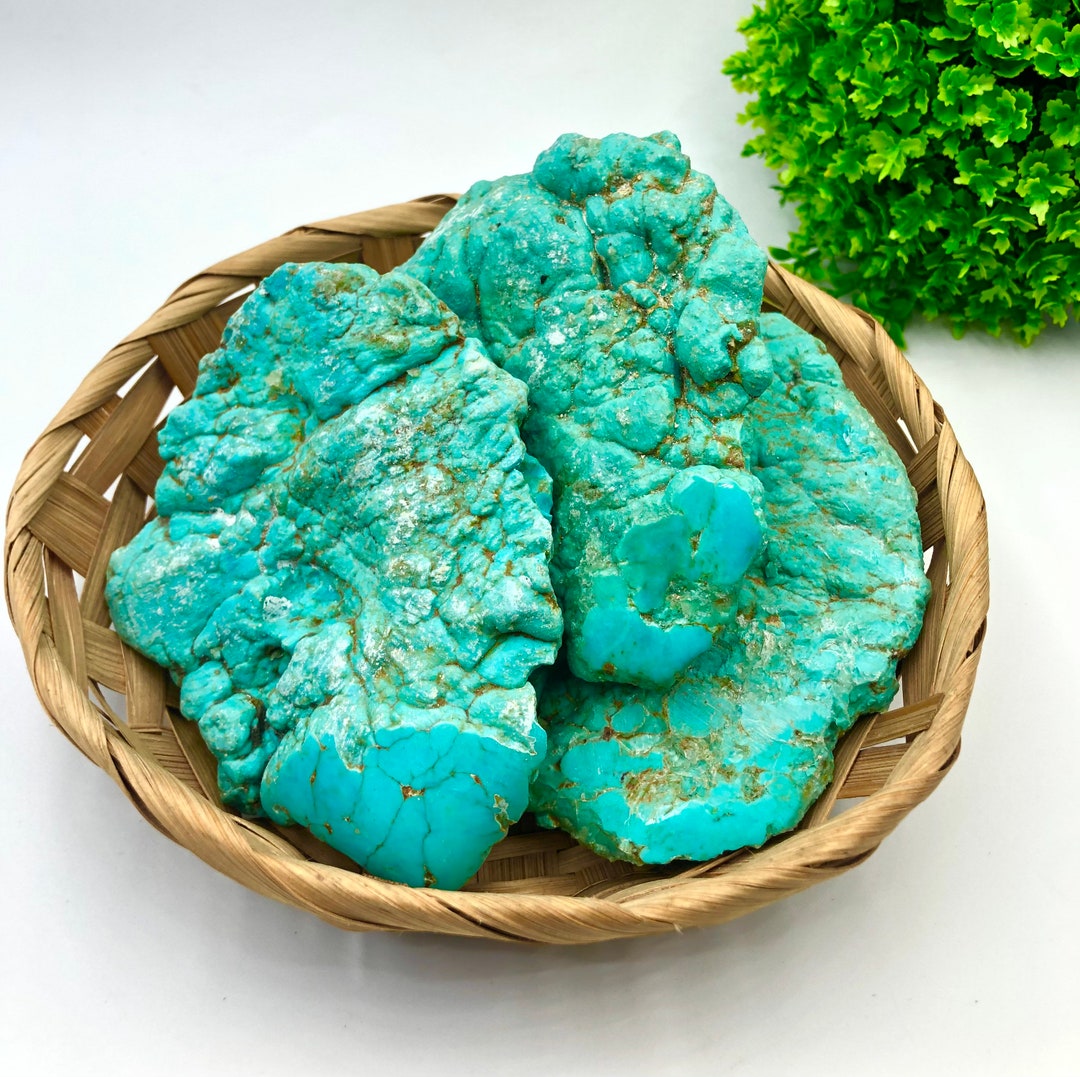 100% Natural Rough Arizona Blue Turquoise High Quality Raw Turquoise ...