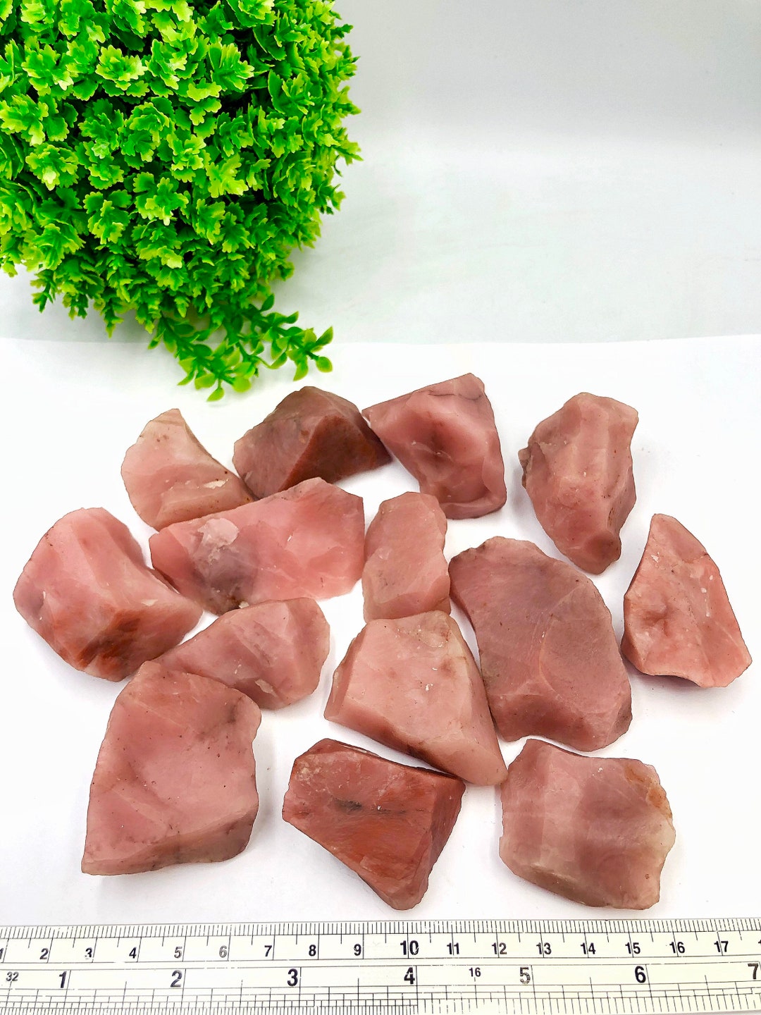 Natural Rough Guava Quartz Quality Stone Raw Dark Pink Color Guava ...