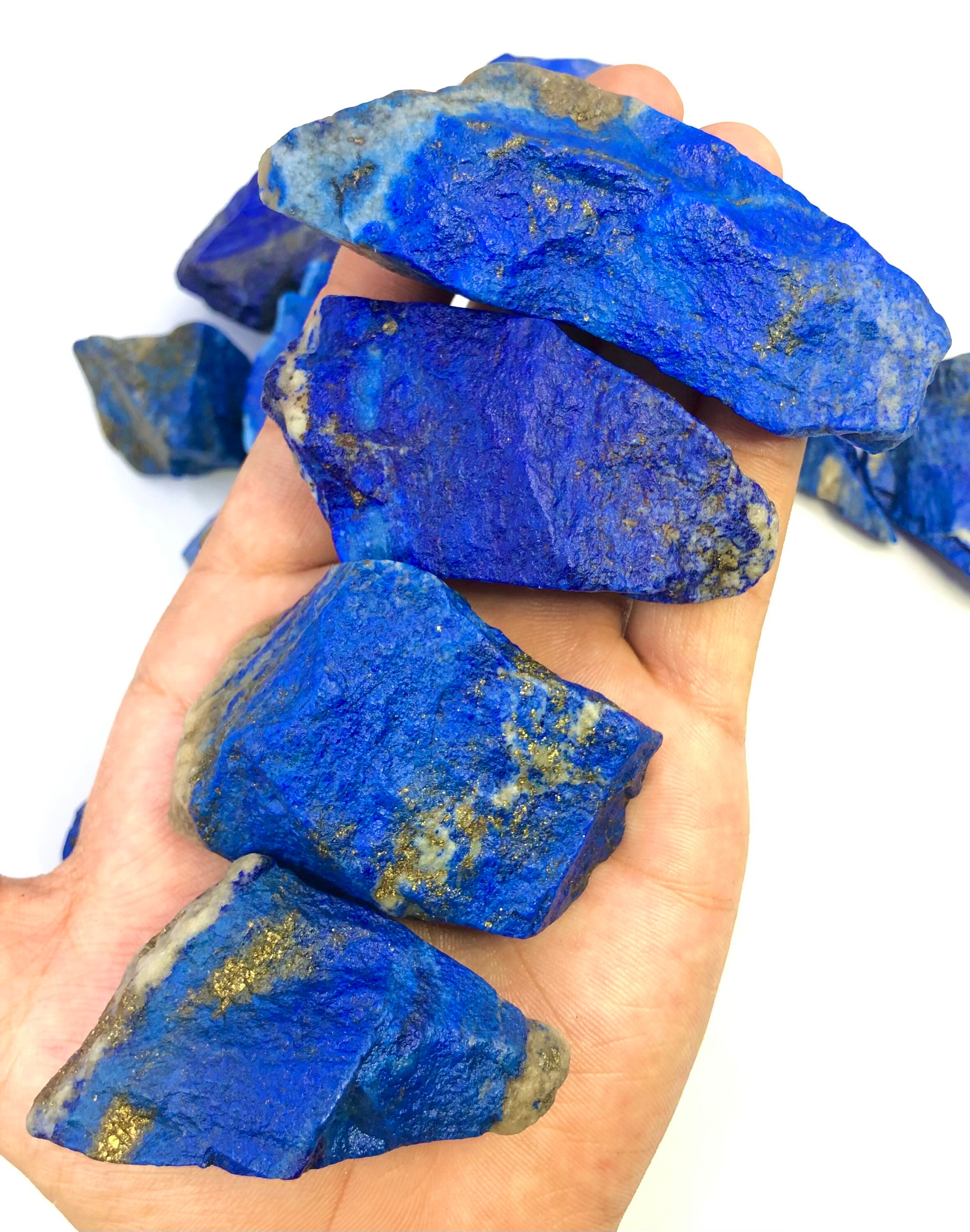 100% Genuine Raw Lapis Lazuli / Top High Premium Quality / Natural ...