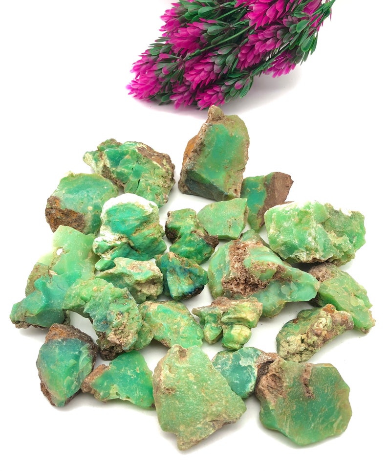 100% Natural Chrysoprase Raw / Top High Premium Grade Quality Stone ...