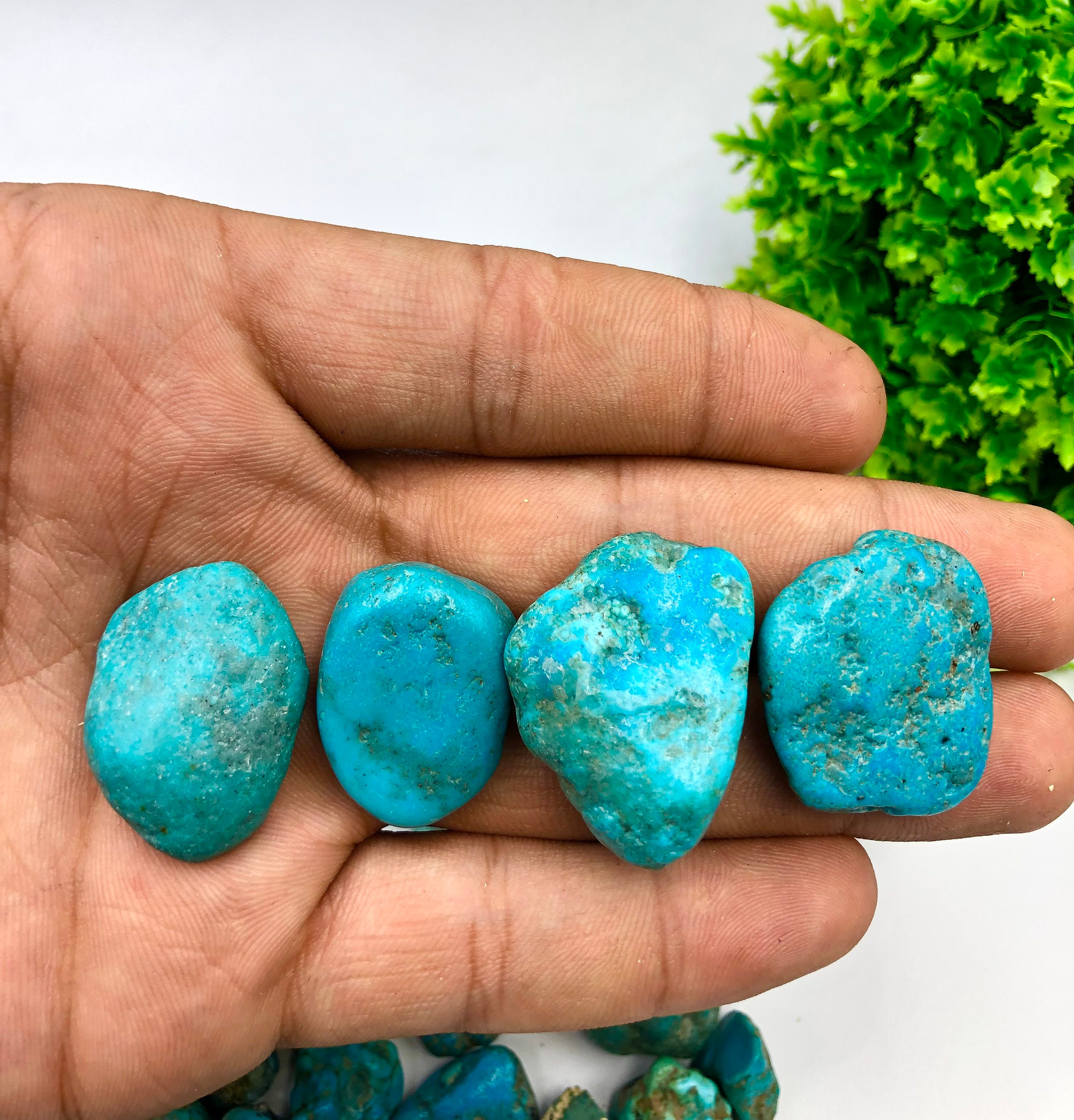 100% Natural Rough Arizona Blue Turquoise Top High Quality / - Etsy UK