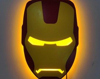 Iron Man Lamp Kids - Etsy