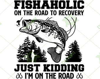 Svg Fishaholic - Etsy