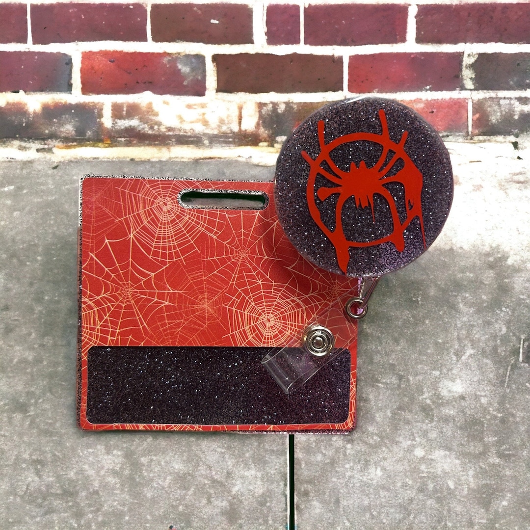 Spiderman Custom Badge Buddy Marvel Badge Buddy Spiderman - Etsy