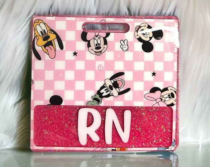 Disney Characters Custom Badge Buddy - Etsy