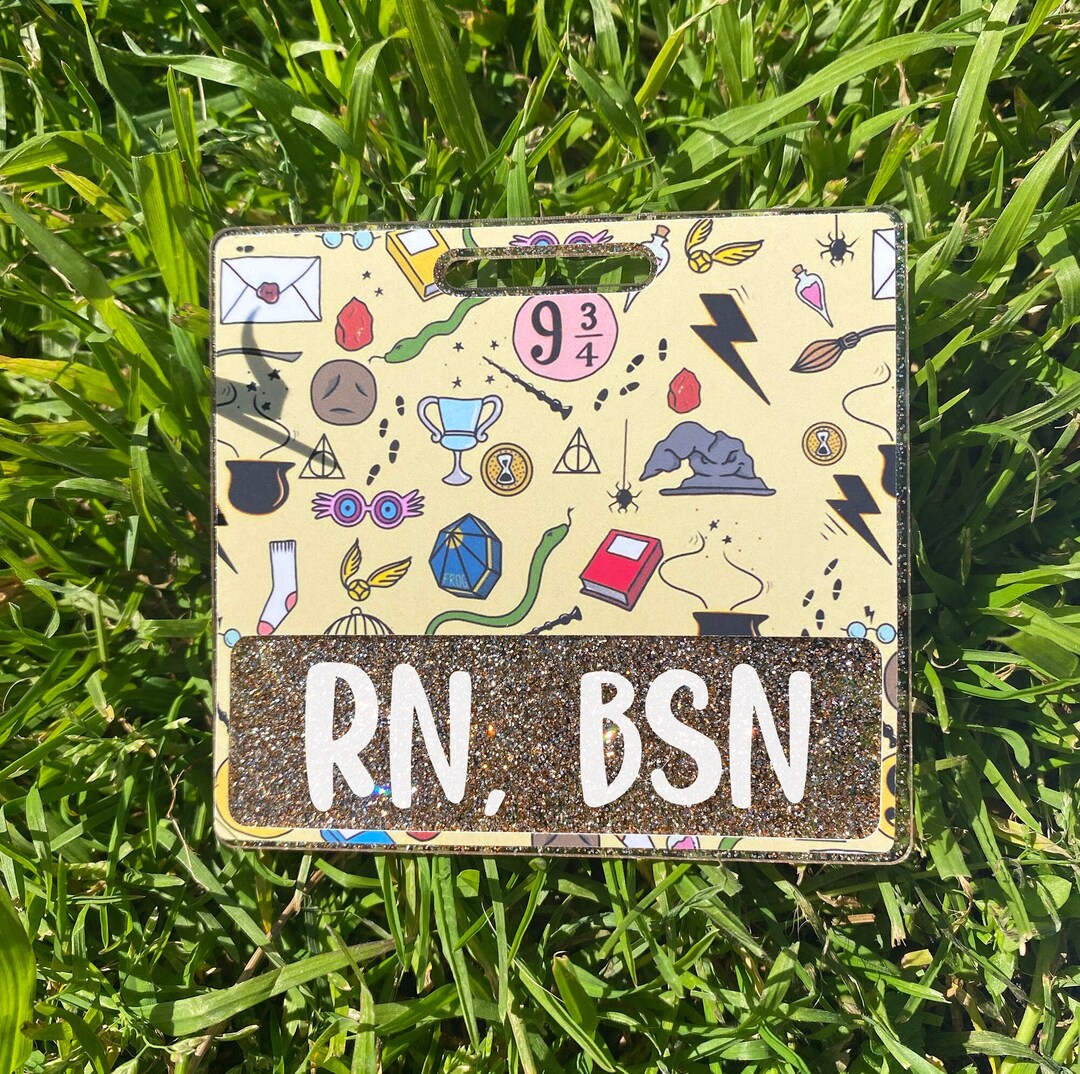 Harry Potter Custom Badge Buddy / ID Badge Wizard Badge Buddy - Etsy