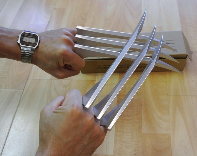 10 Hunting Wolverine Claw Blade Fantasy Knife XMEN Cosplay W/ Sheath - Etsy