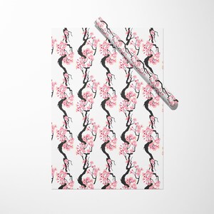 Cherry Blossom Wrapping Paper - Luxury Gift Wrap - Sakura Gift Wrap ...
