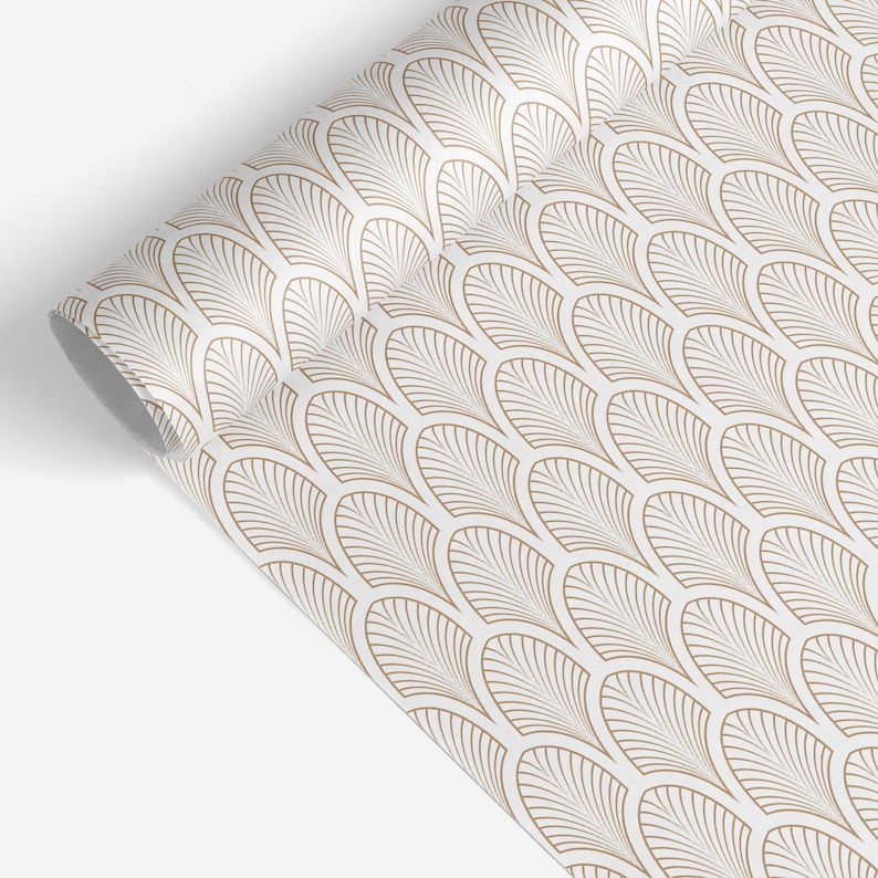 Gold Art Deco Wrapping Paper Gold Luxury Gift Wrap Art - Etsy