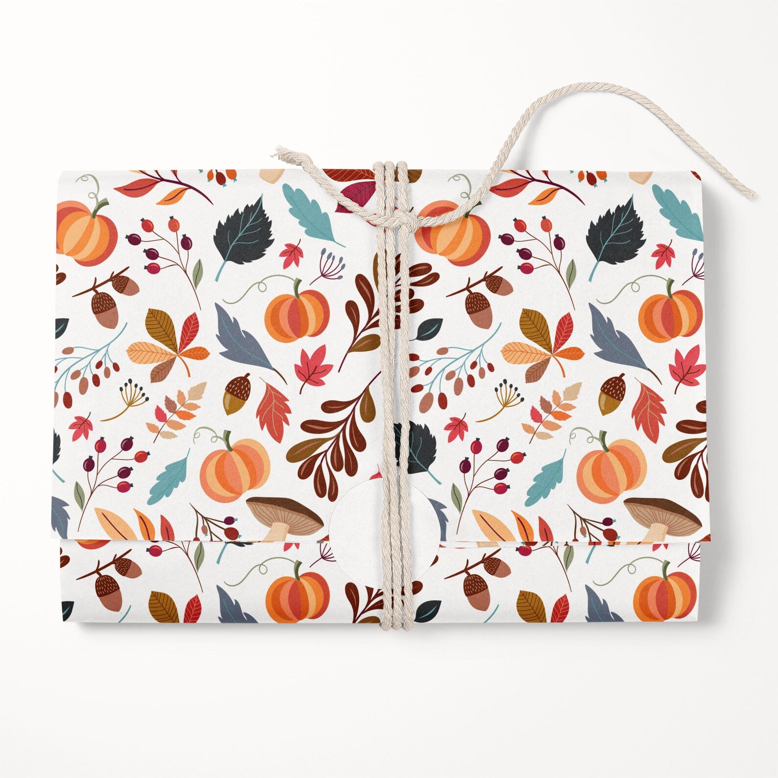 Autumn Wrapping Paper - Luxury Gift Wrap - Fall Gift Wrap - Autumn Leaf ...