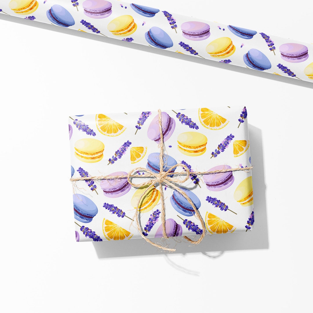 Macaron Wrapping Paper - Luxury Gift Wrap - Mothers Day Wrapping - Etsy