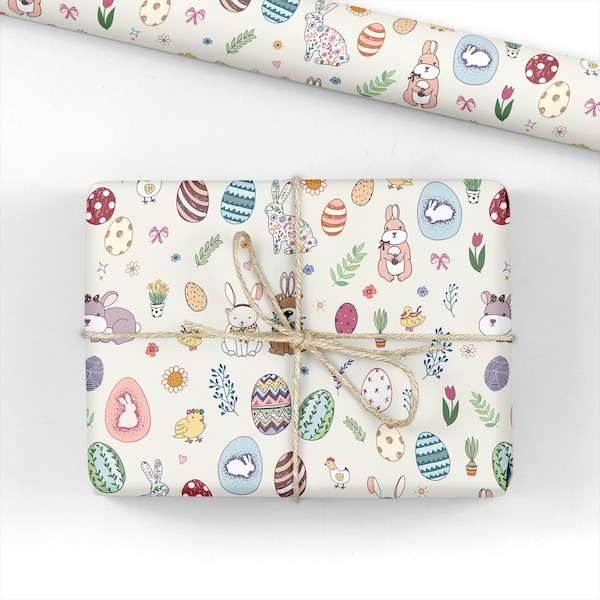 Easter Wrapping Paper Roll - Etsy UK
