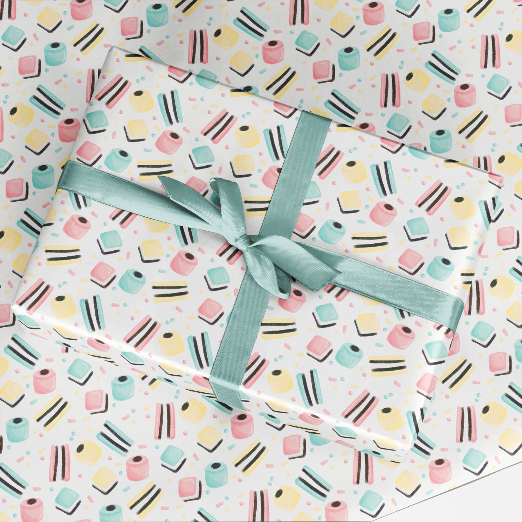 Sweets Wrapping Paper Luxury Gift Wrap Birthday Gift Wrap | Etsy