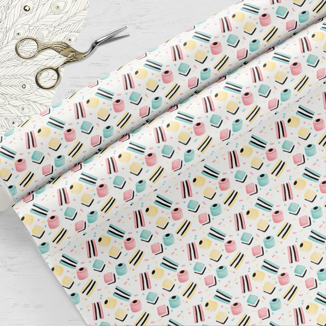 Sweets Wrapping Paper Luxury Gift Wrap Birthday Gift Wrap | Etsy