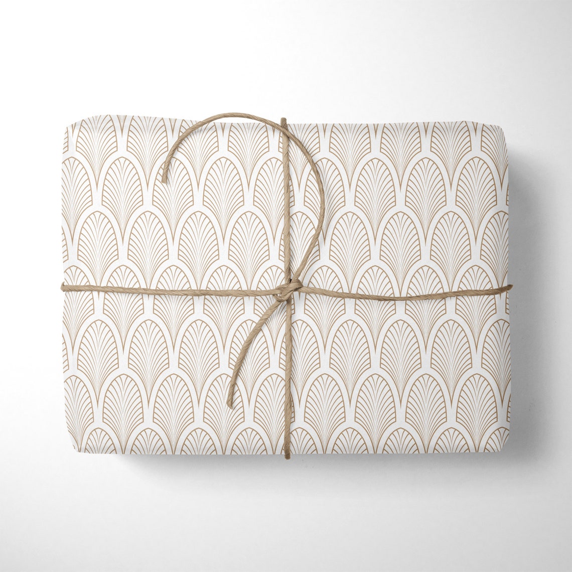 Gold Art Deco Pattern Wrapping Paper - Luxury Gift Wrap - Etsy