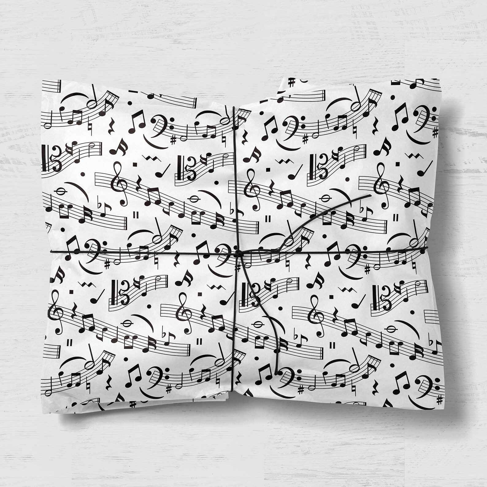 Music Notes Wrapping Paper Luxury Gift Wrap Music Gift | Etsy