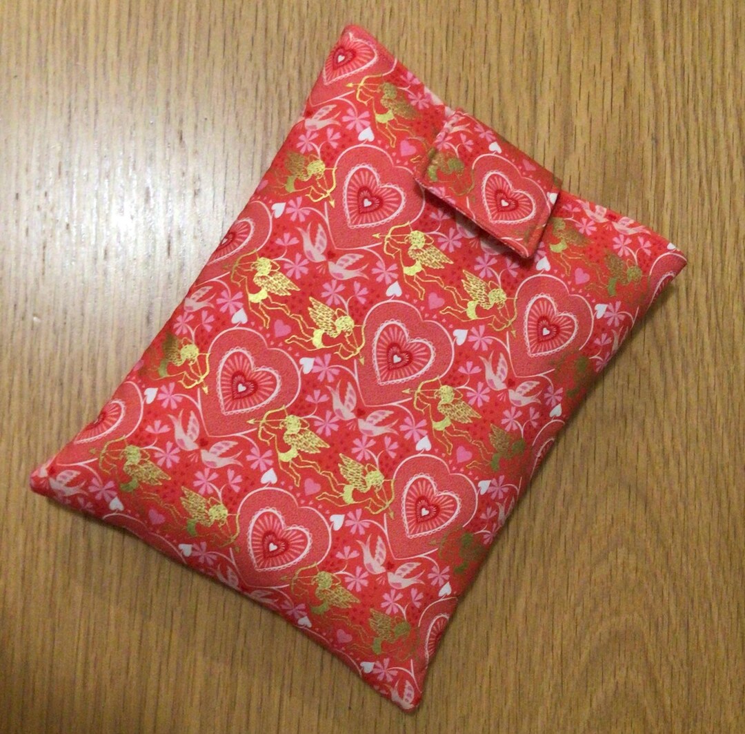 Valentine Heart Red Book Sleeve Cover - Etsy