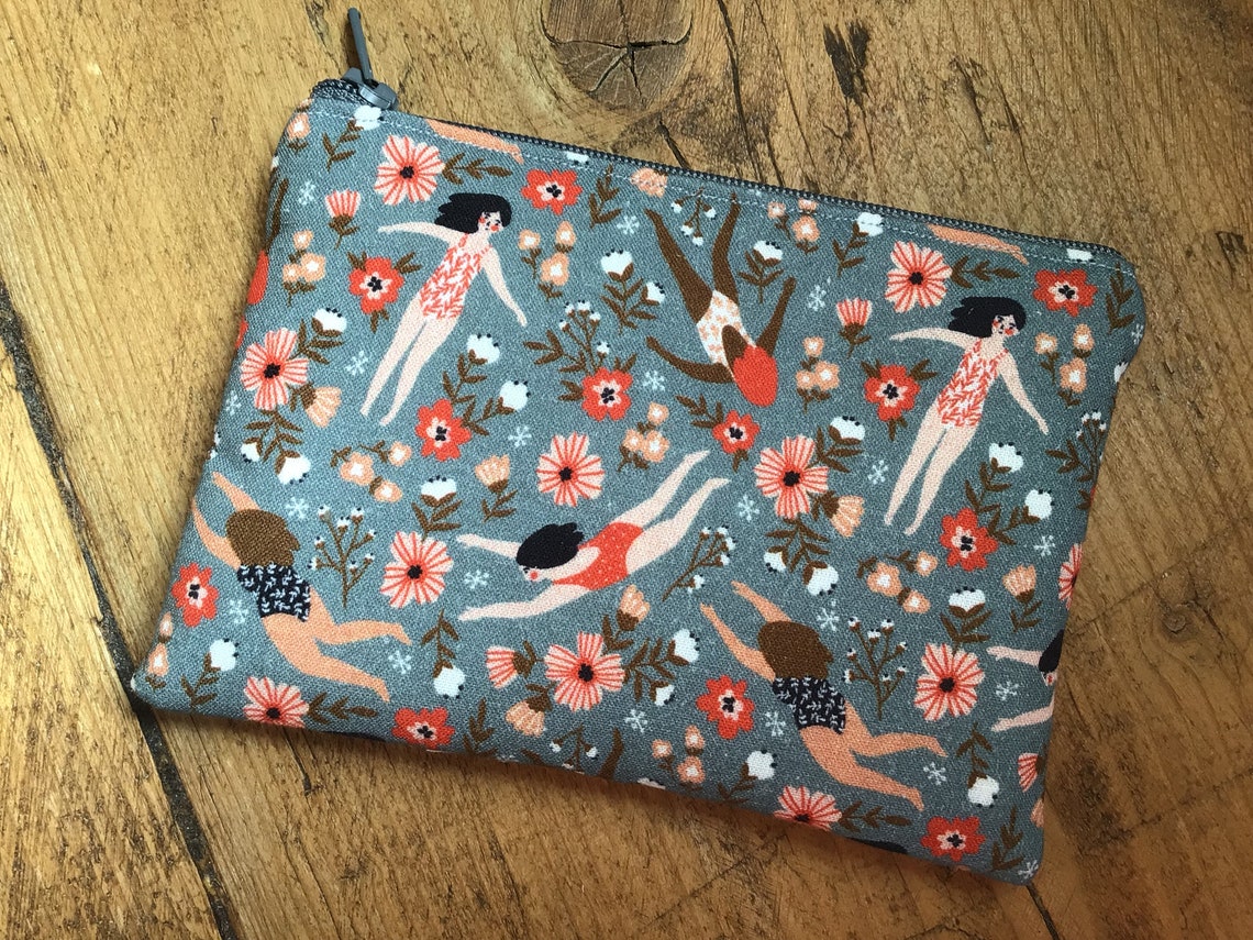 Handmade Coin Purse Wild Swimming Fabric Outdoor Swimming, Ladies ...