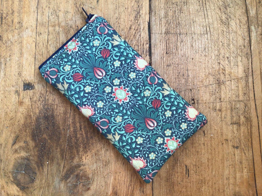 Handmade William Morris Persian Print Fabric Padded Glasses Case - Etsy