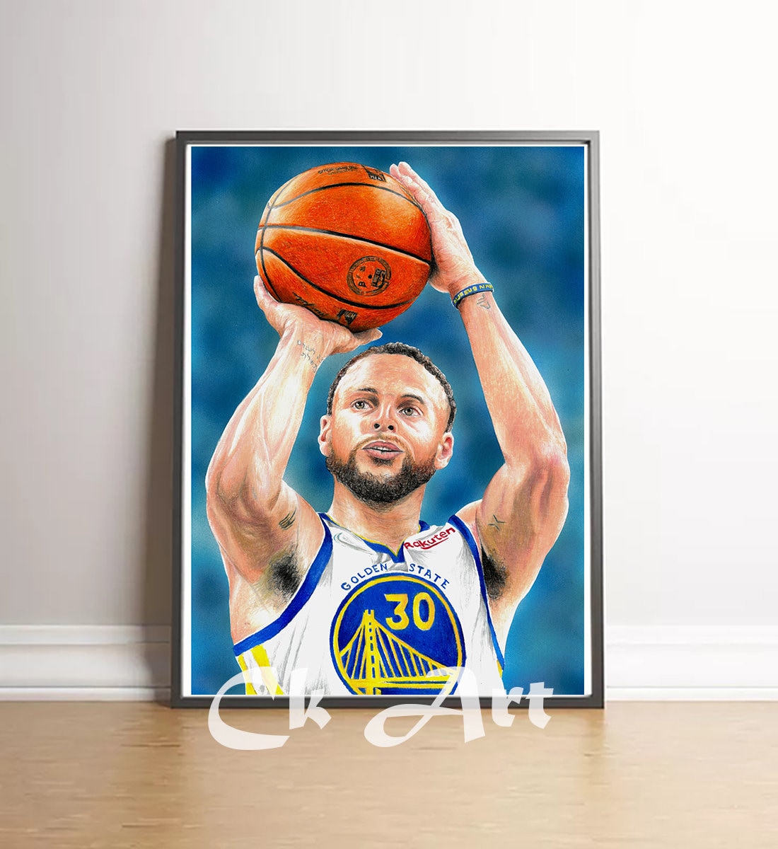 Stephen Curry A4/A3 Print Ckart - Etsy