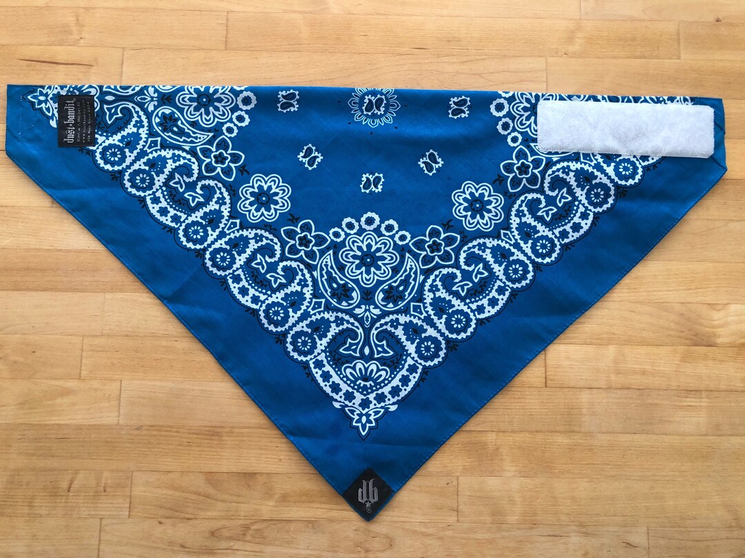 Bandana Quick Adjust Dust Bandit® Teal Paisley - Etsy