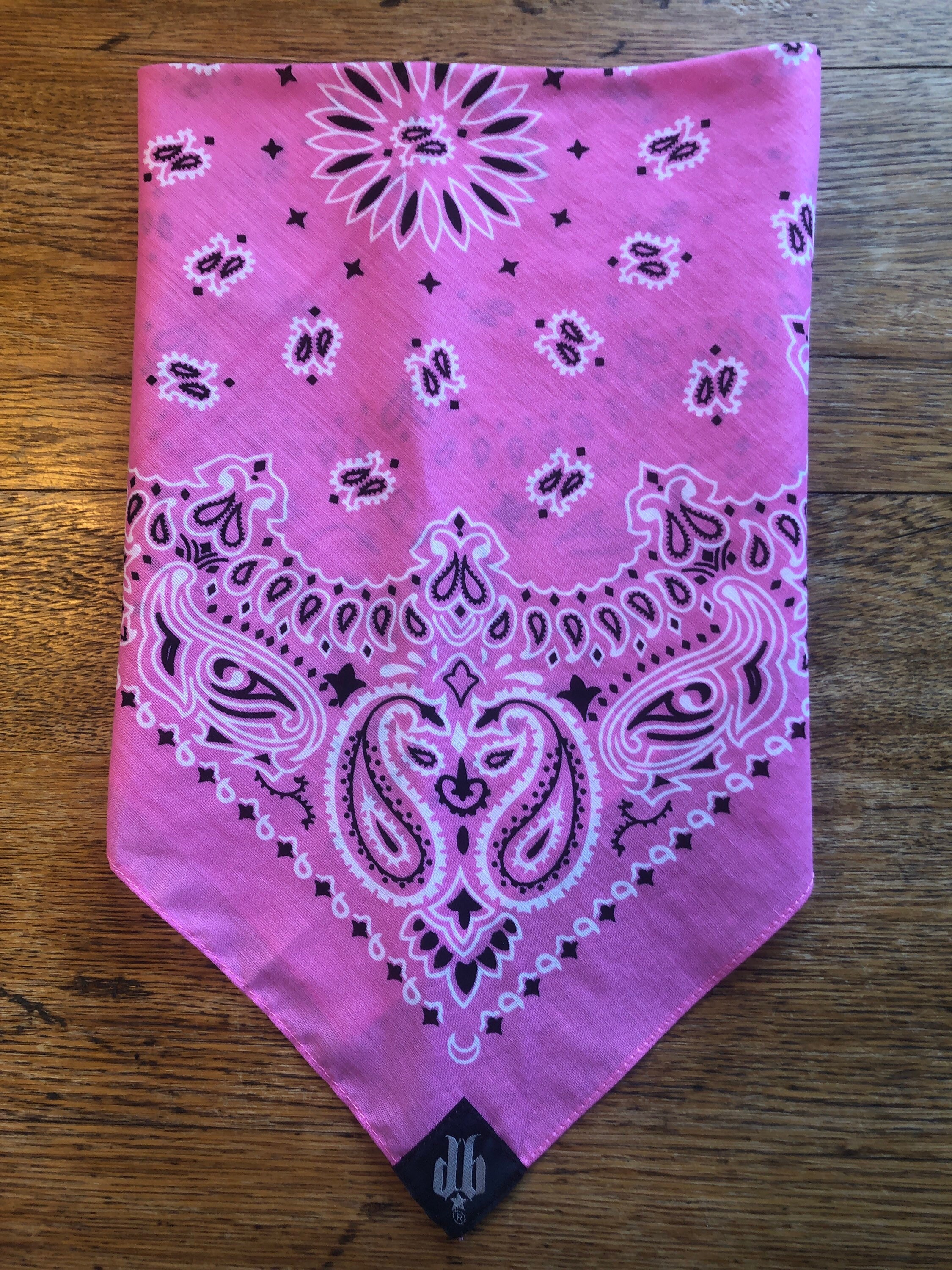 Pink Paisley Quick Adjustable Dust Bandit Bandana for Face Filter/skull ...