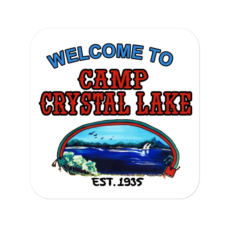Welcome to Camp Crystal Lake Stickers - Etsy