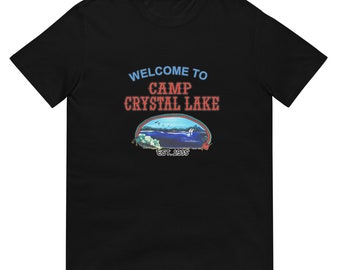 Camp Crystal Lake Halloween Black T Shirt, Friday the 13th T Shirt, for ...
