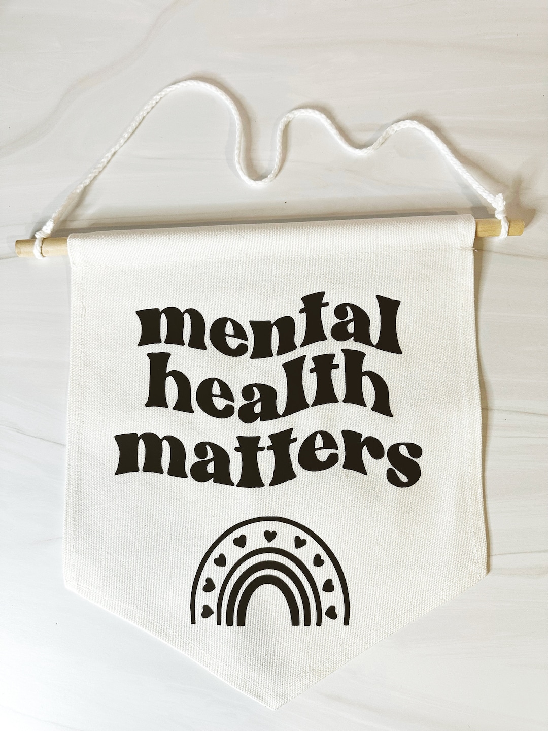 Mental Health Matters Banner Canvas Wall Banner Home Decor - Etsy