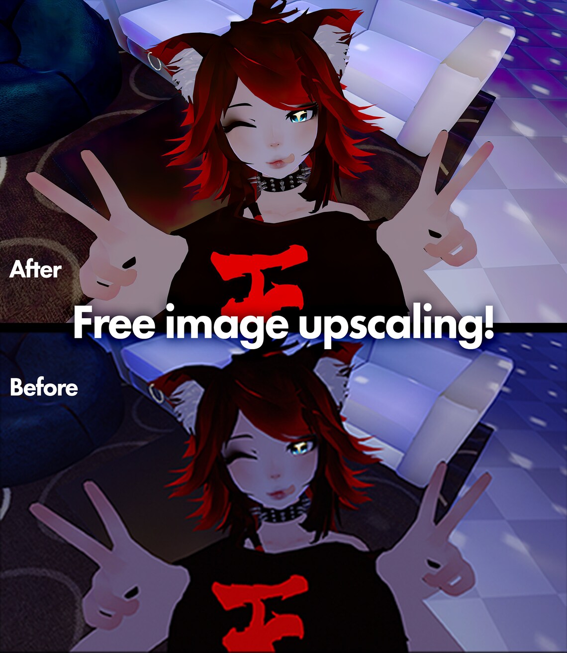 VRchat Poster From Your Own Photos High Resolution Art | Etsy