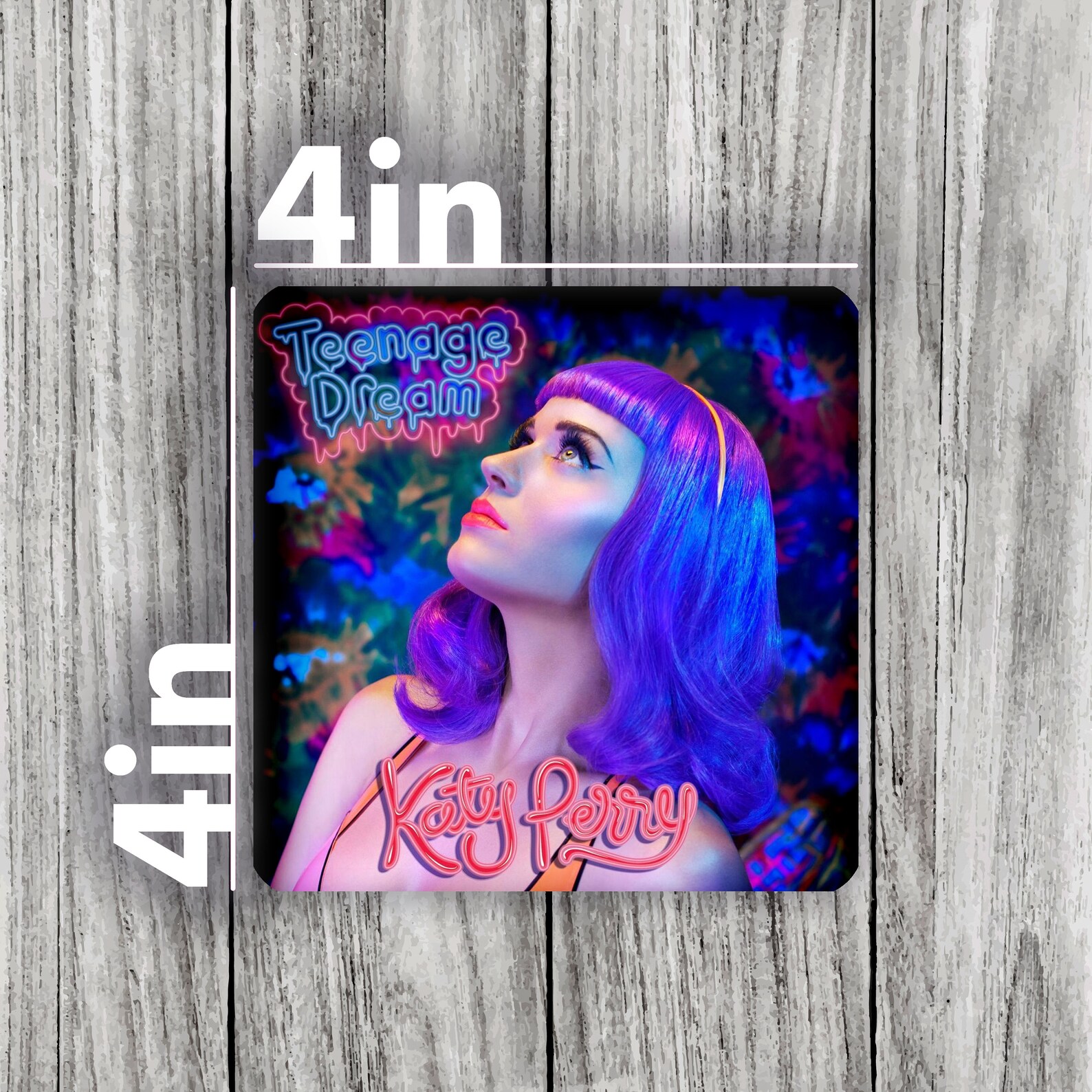 Custom Album Cover Stickers 4x4 Waterproof Made in USA | Etsy