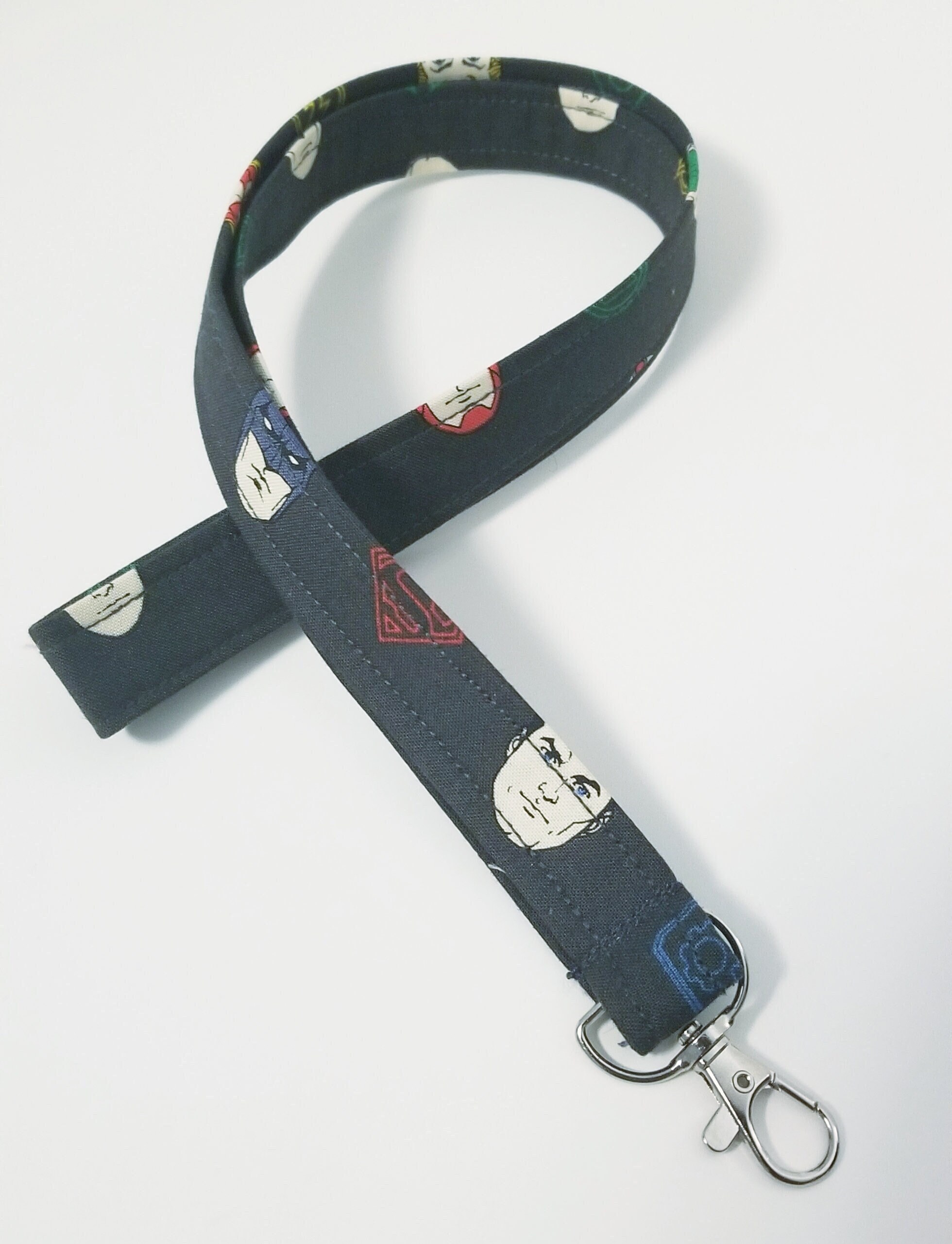 Super Heroes Lanyard Characters Lanyards ID Badge Holders - Etsy