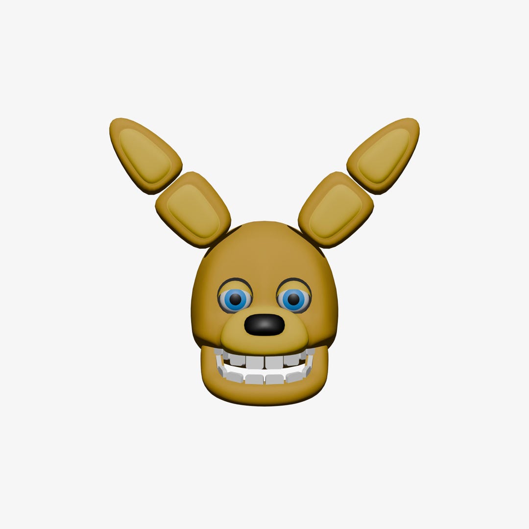 Spring Bonnie Movie Version Full Wearable Head Template for EVA Foam ...