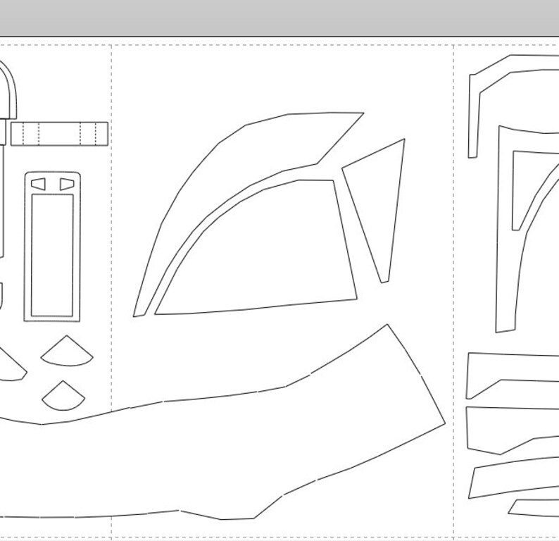 Mandalorian The Armorer Blacksmith Helmet Template EVA Foam Etsy