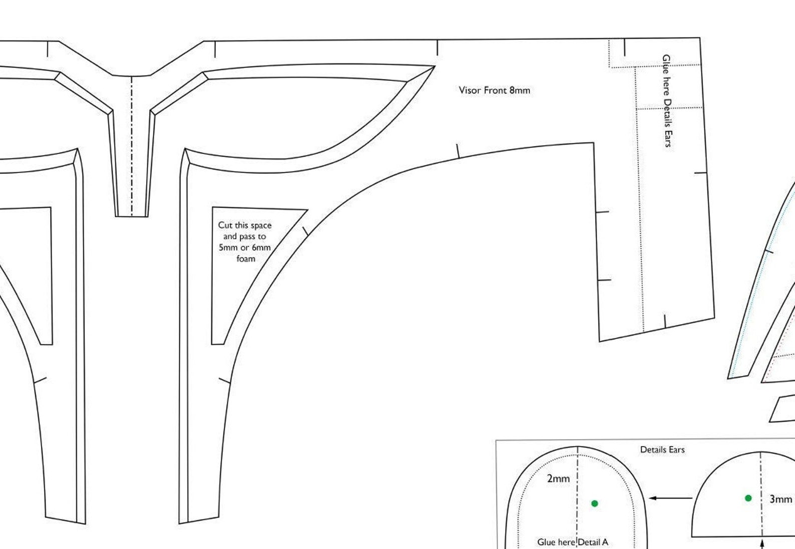 Mandalorian the Armorer Blacksmith Helmet Template EVA Foam - Etsy