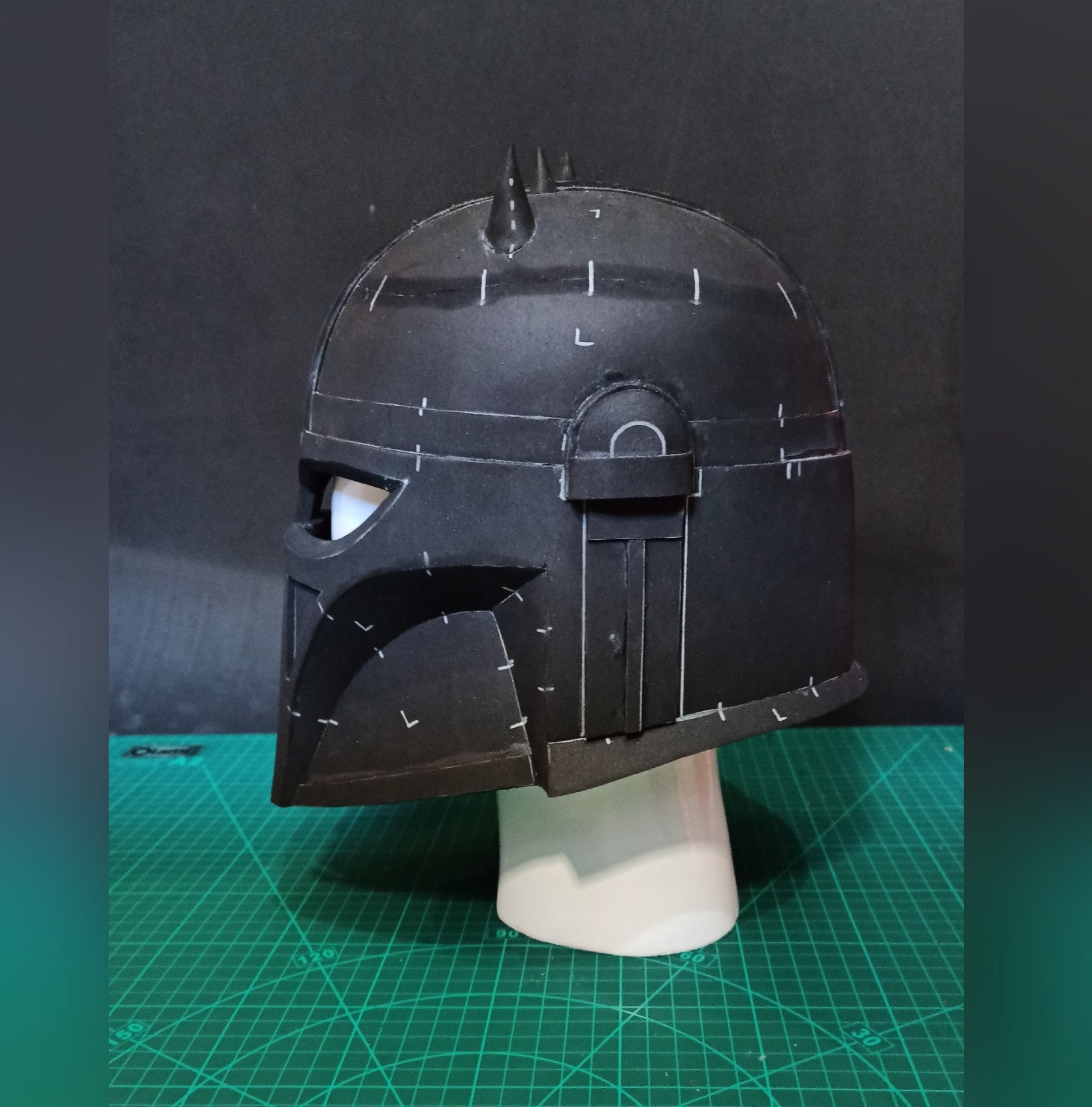 Mandalorian the Armorer Blacksmith Helmet Template EVA Foam - Etsy