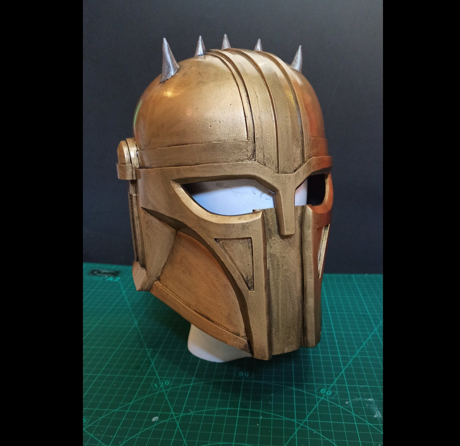 Mandalorian the Armorer Blacksmith Helmet Template EVA Foam - Etsy UK