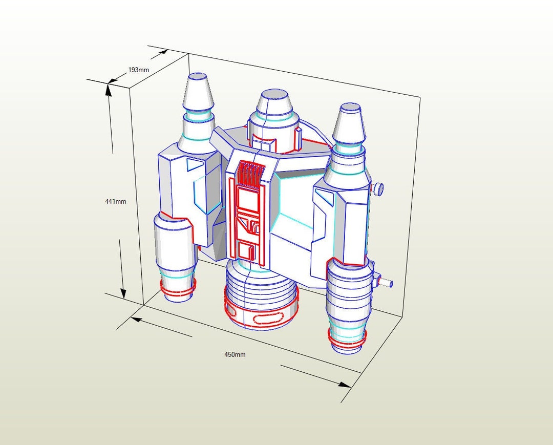 Heavy Infantry Mandalorian Jetpack Template - Pattern PDO - Etsy