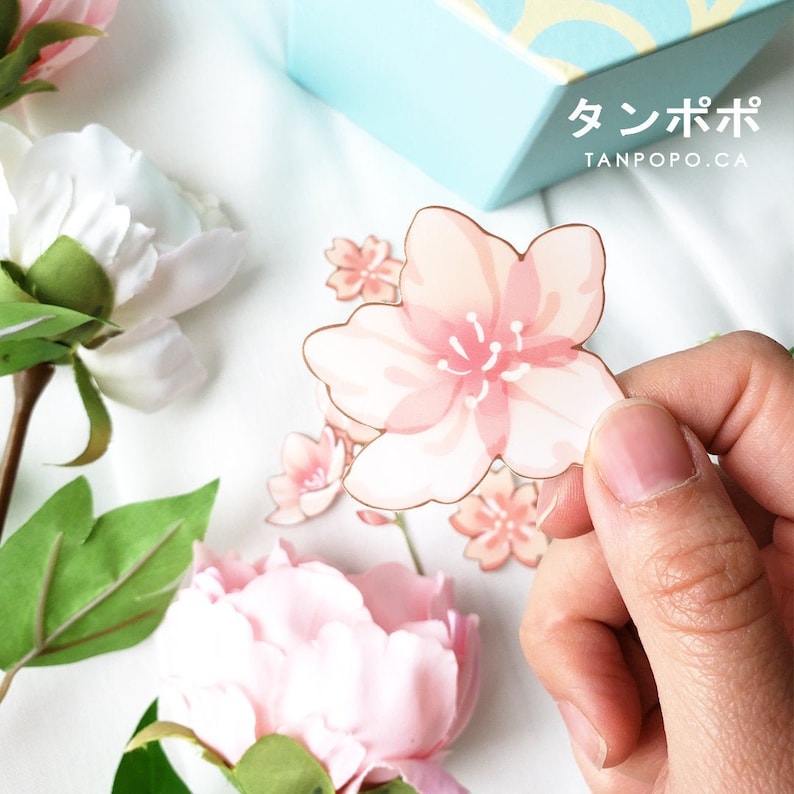 Cherry Blossoms Vinyl Sticker Pack for Car Laptop - Etsy