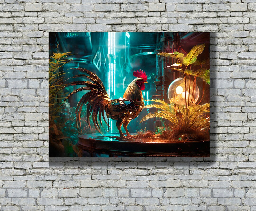 Mechanical Rooster, Flower in an Aquarium, Futuristic City, Steam Punk ...