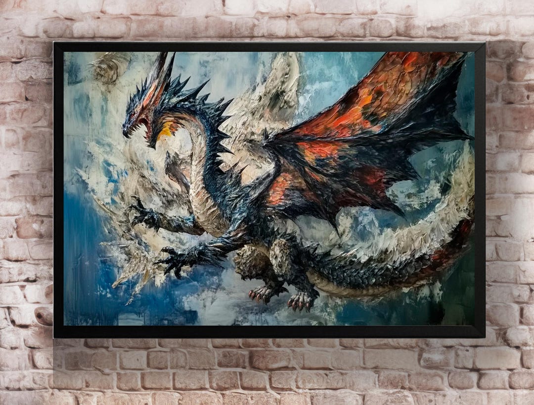 Monster Hunter World Poster | Art Print, Video Game Decor, Gamer Gift ...